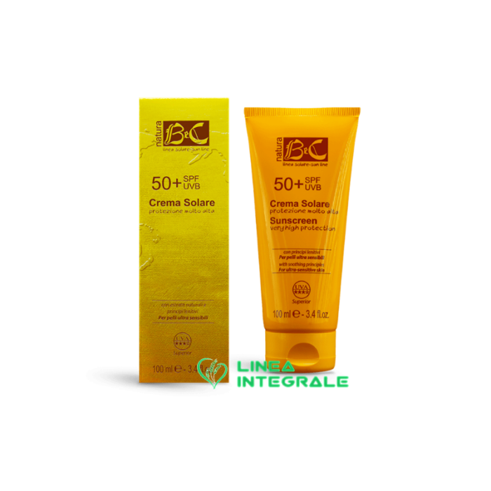 Crema Solare SPF 50+ protezione molto alta - Linea Integrale